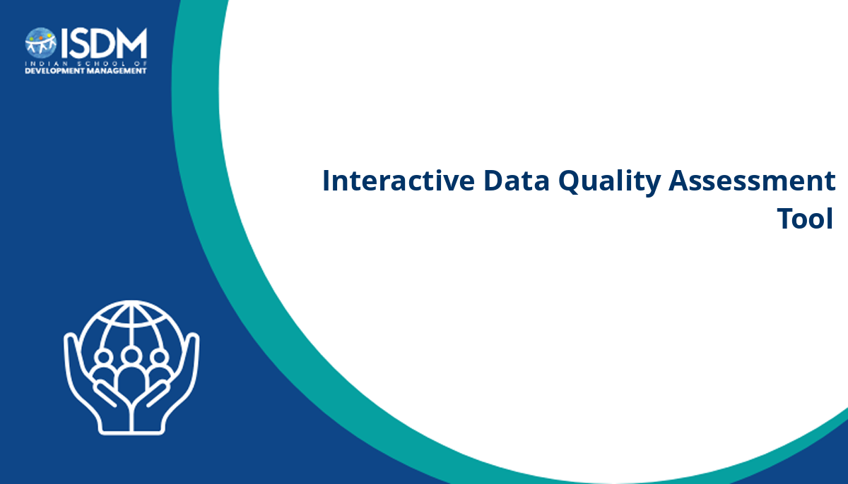 Interactive Data Quality Assessment Tool - ISDM Ekam