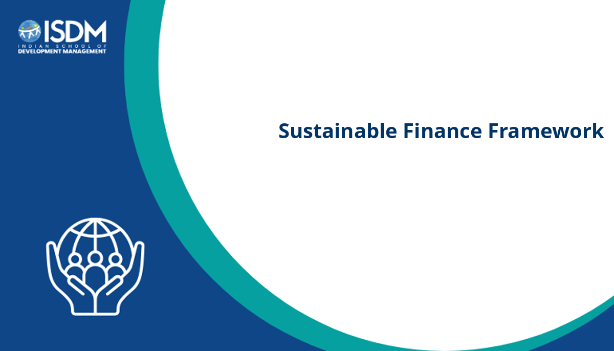 Sustainable Finance Framework - ISDM Ekam