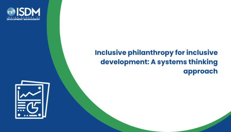 Inclusive philanthropy for inclusive development: A systems thinking ...