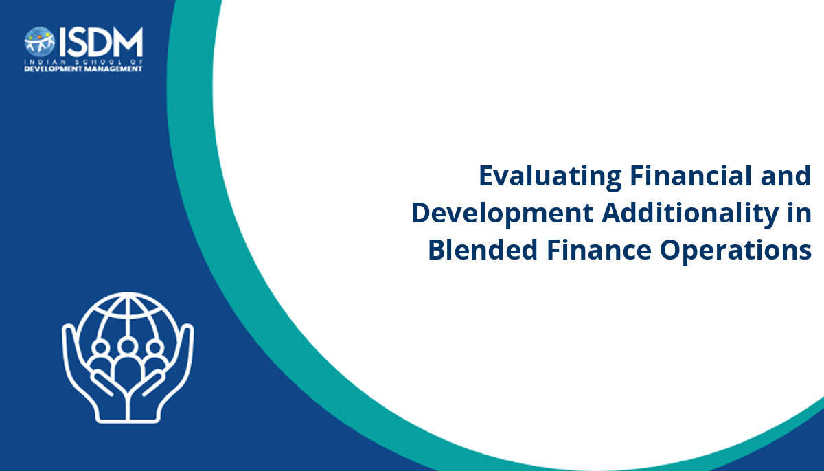 Evaluating financial and development additionality