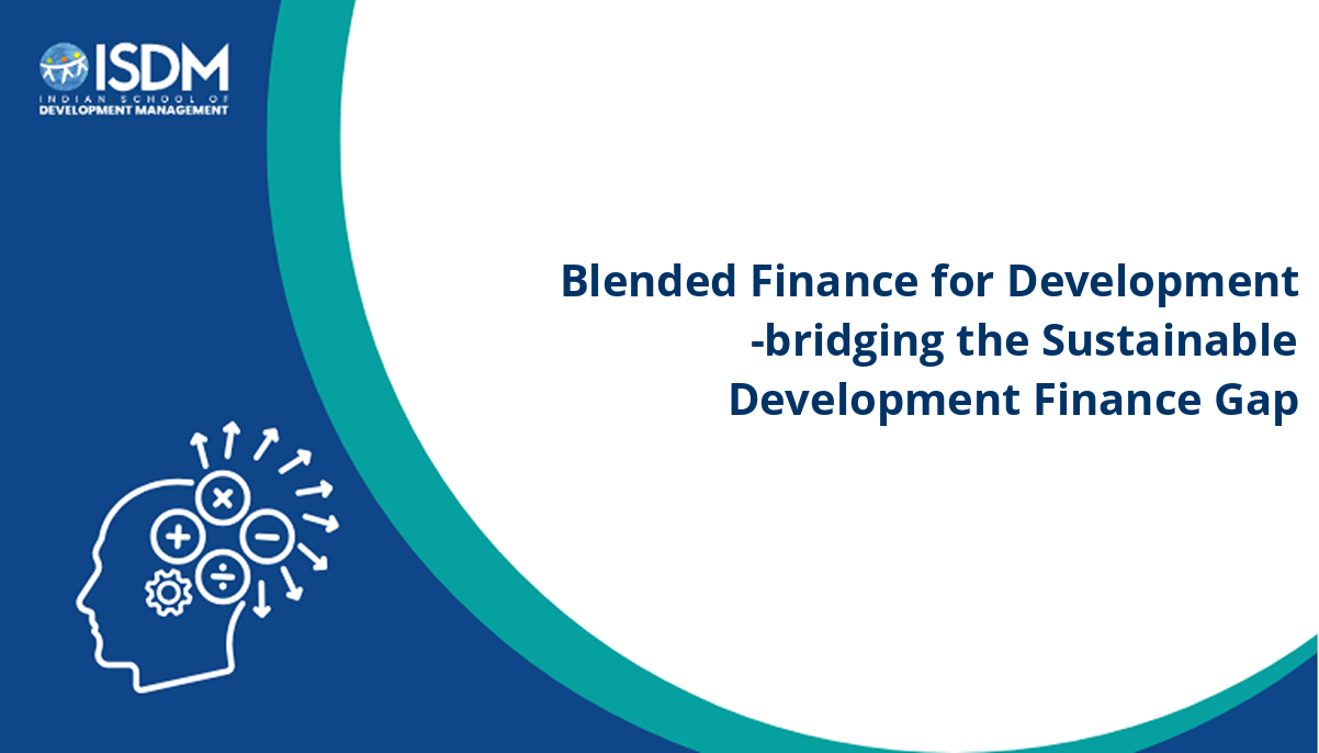 Blended finance for development and the SDGs